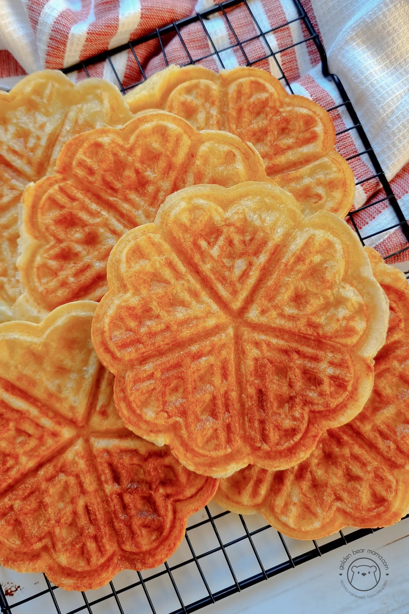Brazilian Cheese Bread Waffles - Golden Bear Mama
