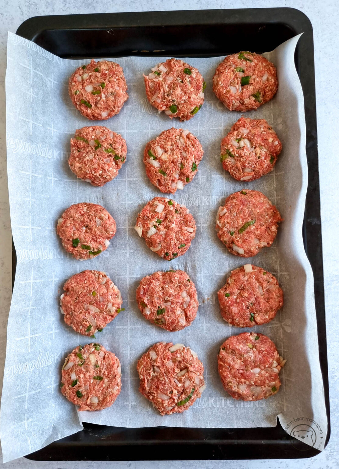 Homemade Ground Beef Baby Hamburgers (with seeds) - Golden Bear Mama