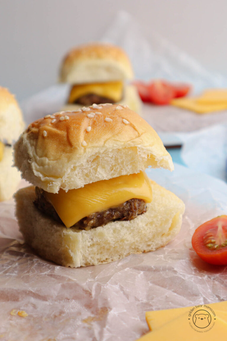 Homemade Ground Beef Baby Hamburgers (with seeds) - Golden Bear Mama