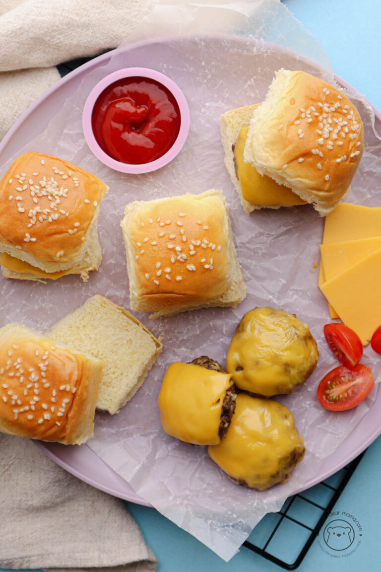 Homemade Ground Beef Baby Hamburgers (with seeds) - Golden Bear Mama