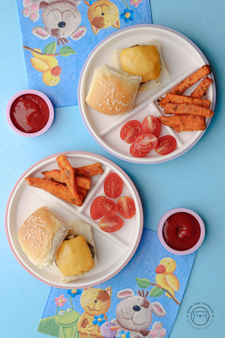 Homemade Ground Beef Baby Hamburgers (with seeds) - Golden Bear Mama