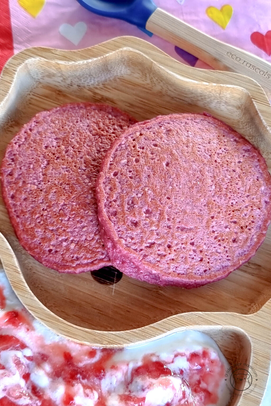 Perfect Pink Beetroot Pancakes (for Babies and Toddlers) - Golden Bear Mama