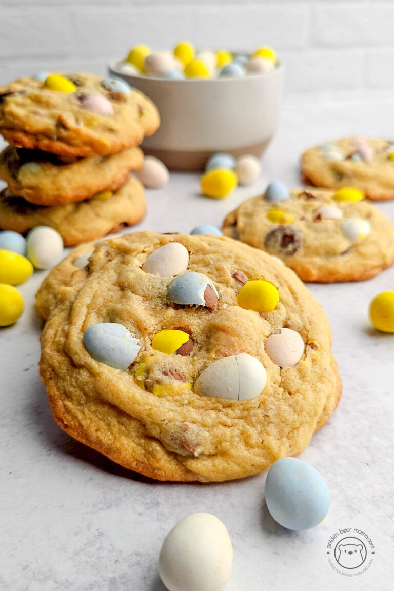 Cute Easter Cookies for Kids (with Cadbury Eggs) - Golden Bear Mama