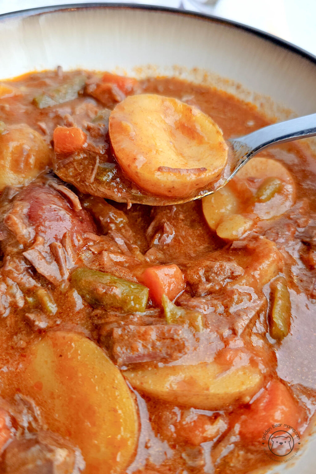 Simple Homemade One-Pot Beef Stew (Kid-Friendly) - Golden Bear Mama