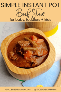 Simple Homemade One-Pot Beef Stew (Kid-Friendly) - Golden Bear Mama