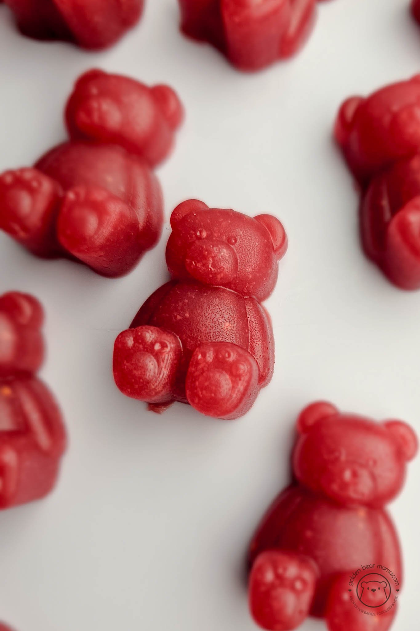 Healthy Fruit and Veggie Gummy Bears - Golden Bear Mama