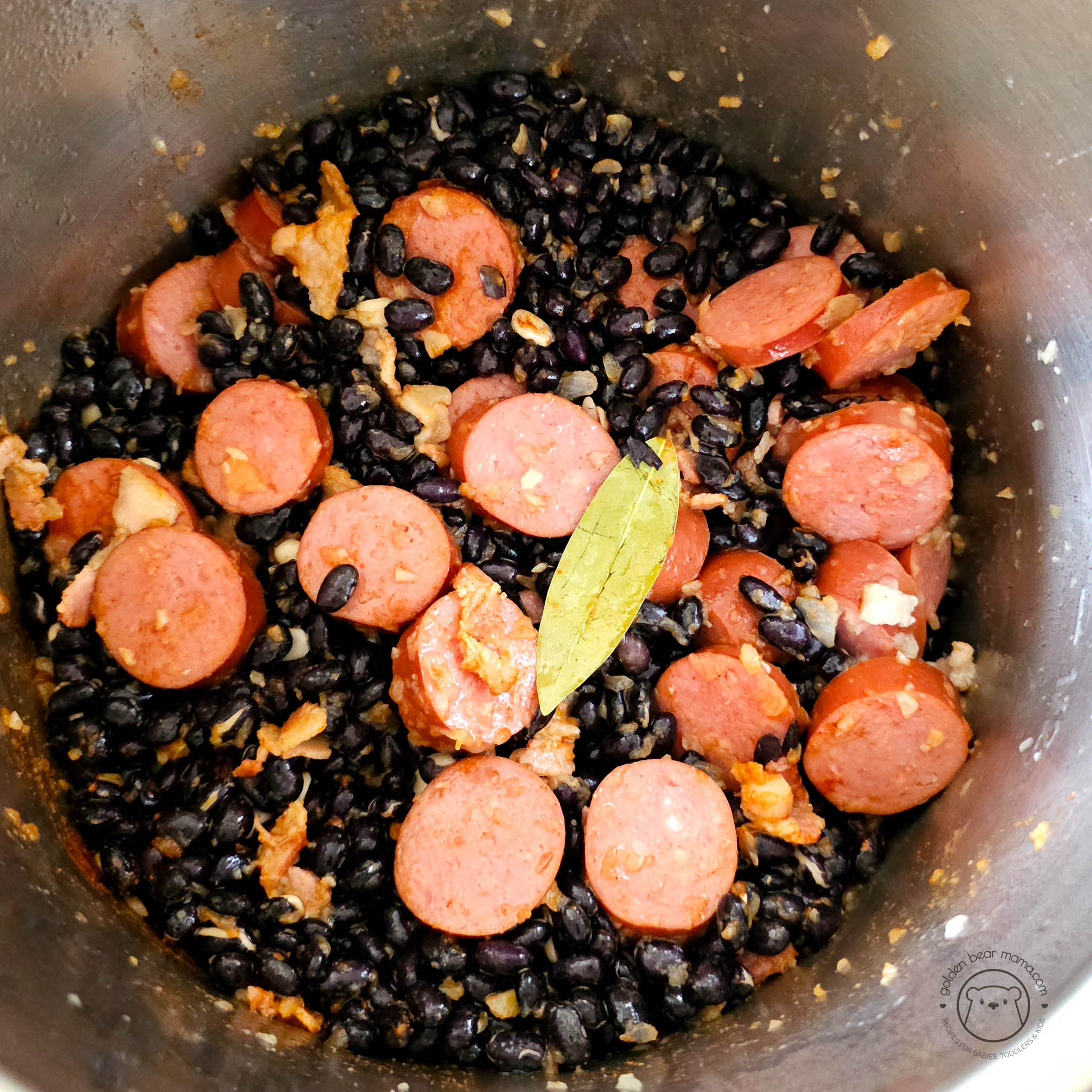 Easy Pressure Cooker Brazilian-Style Black Beans - Golden Bear Mama