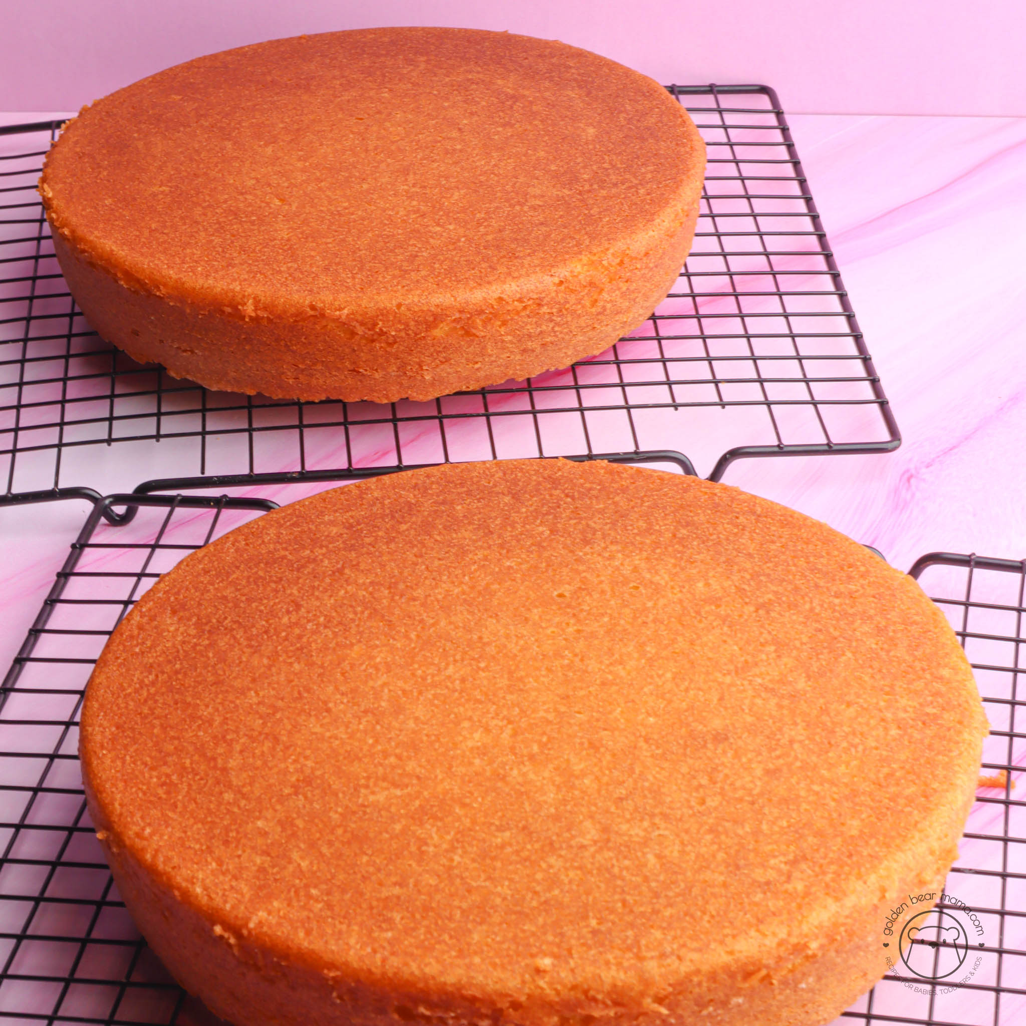 Favorite Vanilla Birthday Cake (Fluffy and Easy!) - Golden Bear Mama